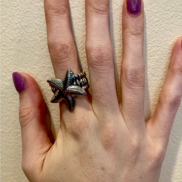 Jewelry | Silver Star Fish Ring | Poshmark